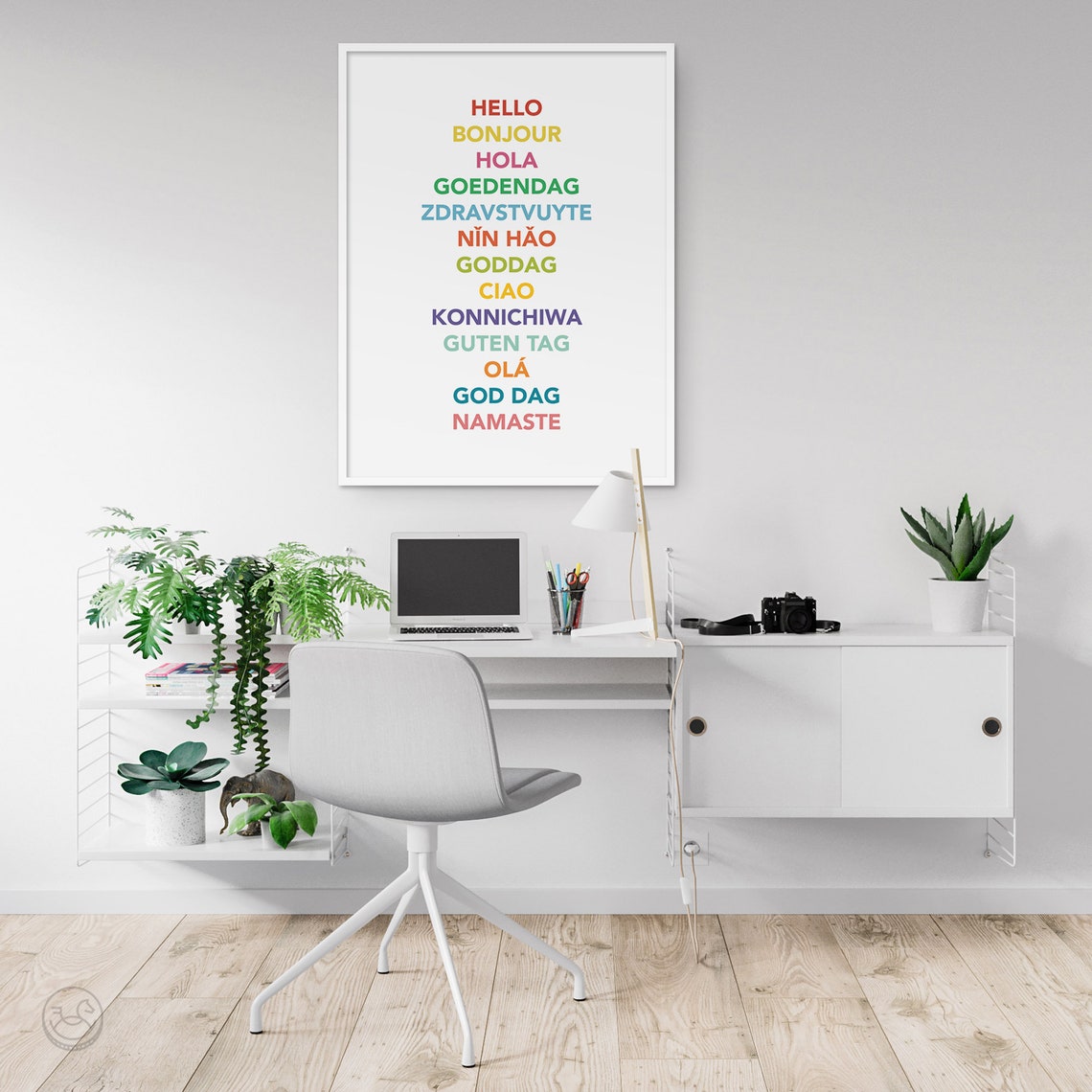 Hello in Different Languages Print Aloha Ciao Bonjour Art - Etsy UK