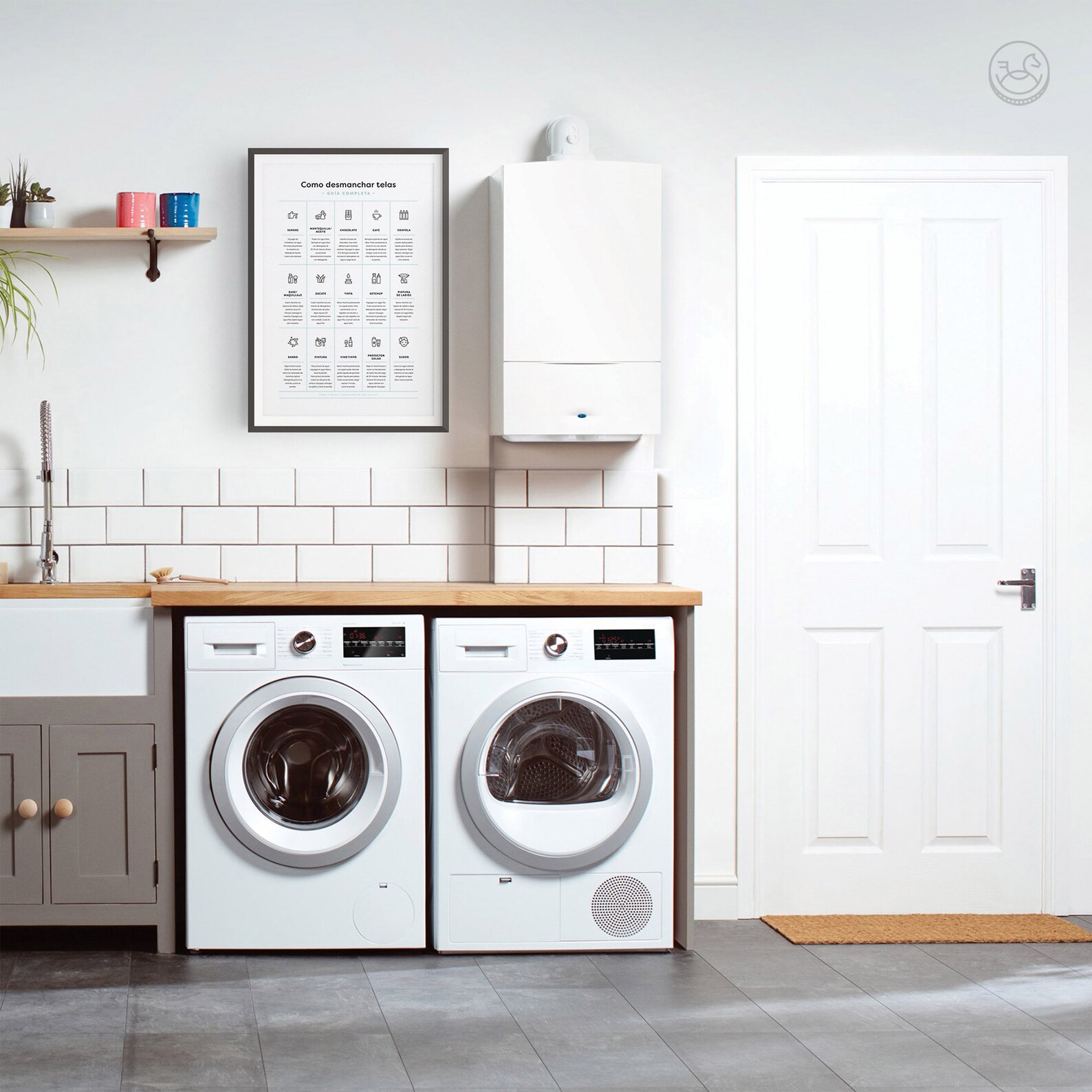 Spanish Laundry Room Complete Stain Removal Guide Como | Etsy