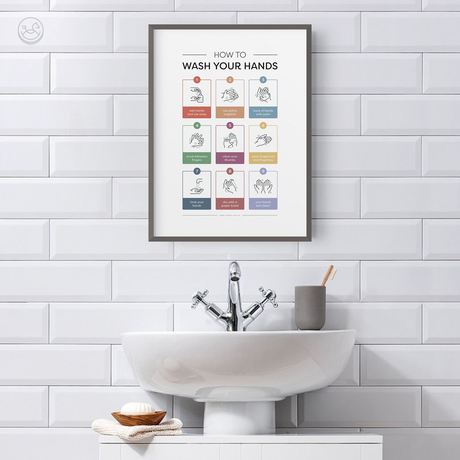 Wash Your Hands Kids Printable Sign Bathroom Sign Restroom - Etsy Canada