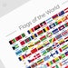 Flags of the World Art Print Educational Wall Art Classroom - Etsy