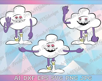 Cloud guy trolls | Etsy