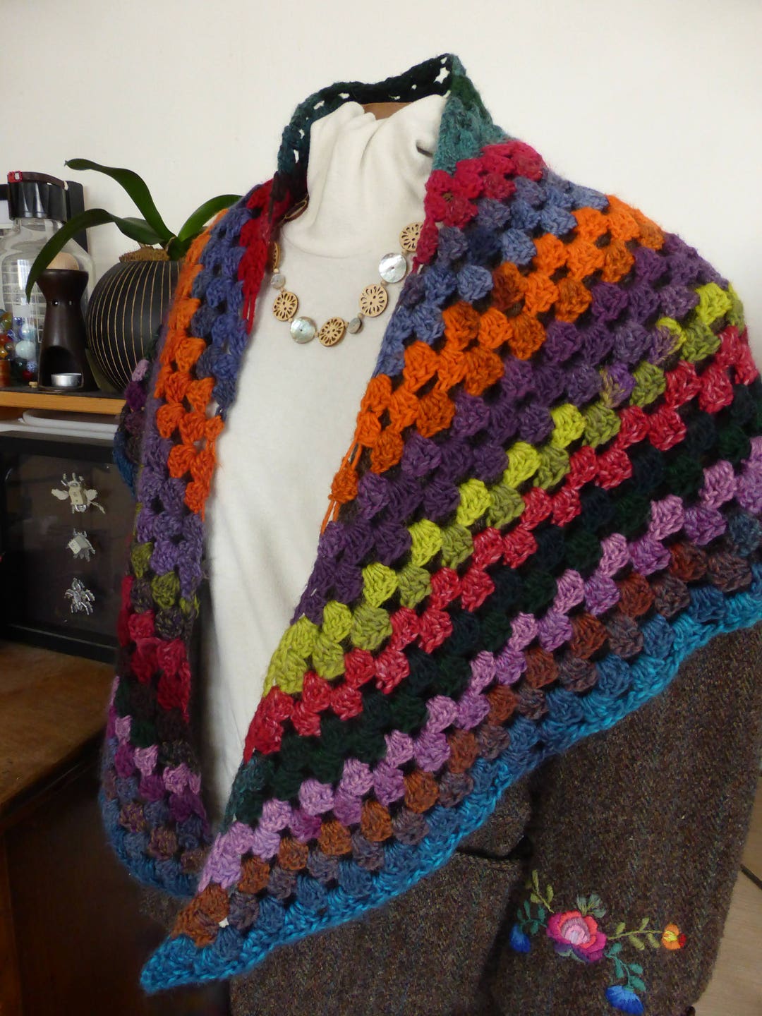 Granny Shawl Crochet - Etsy