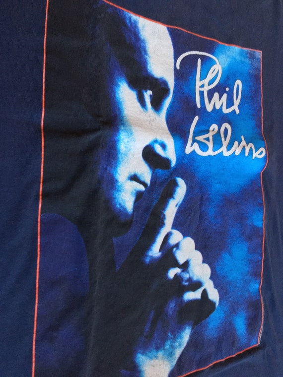 Vintage mid 90s Phil Collins Shirt rare tour - Gem