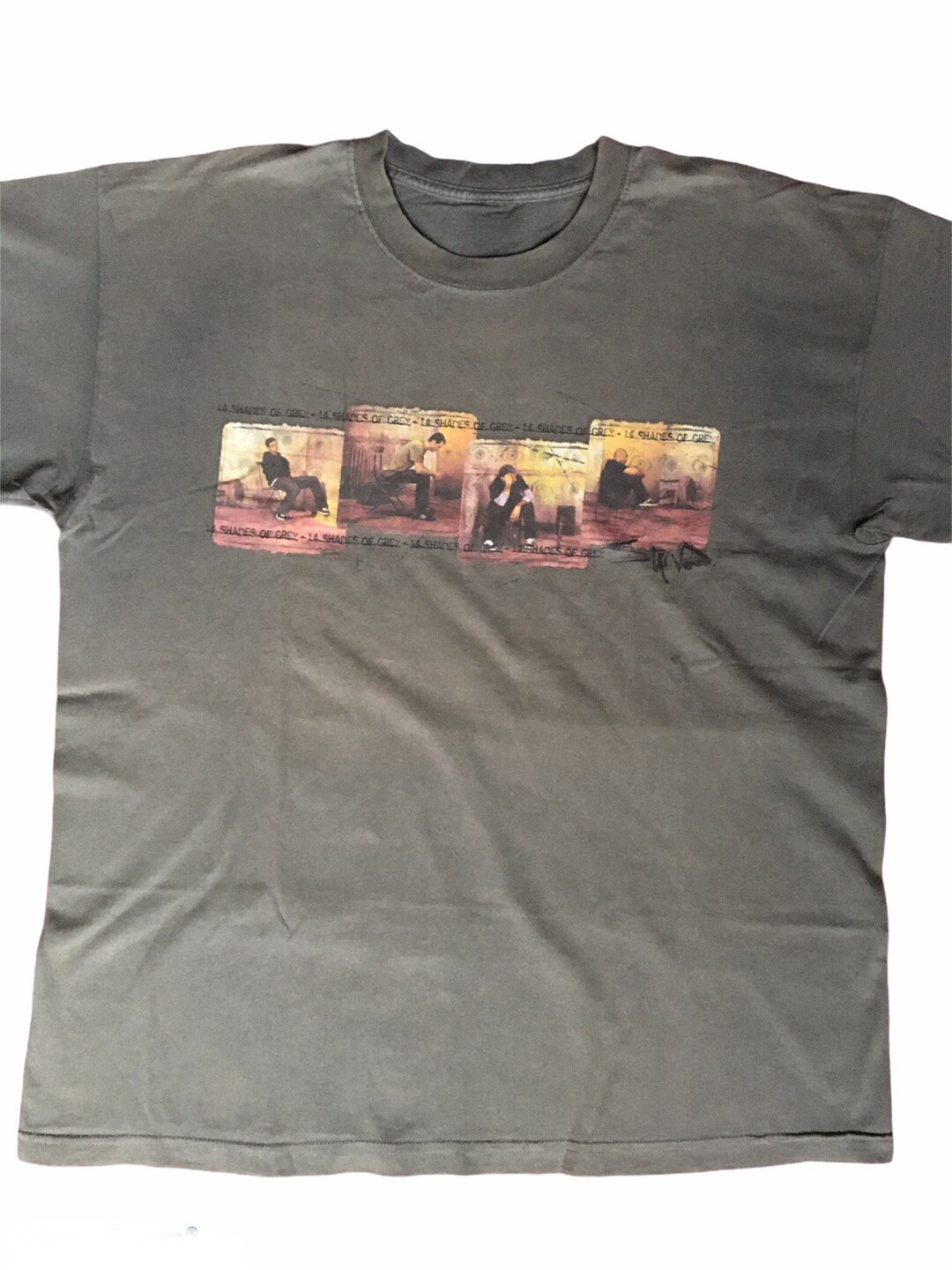 Vintage Early 00s Staind Shirt 14 Shades of Grey - Etsy UK