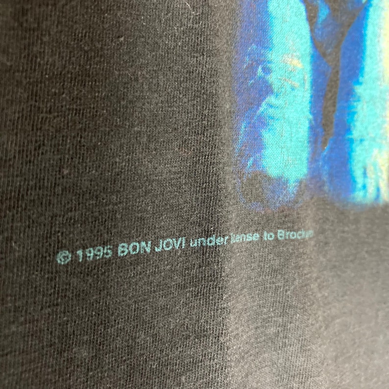 Vintage Bon Jovi Shirt 90s Tour - Etsy