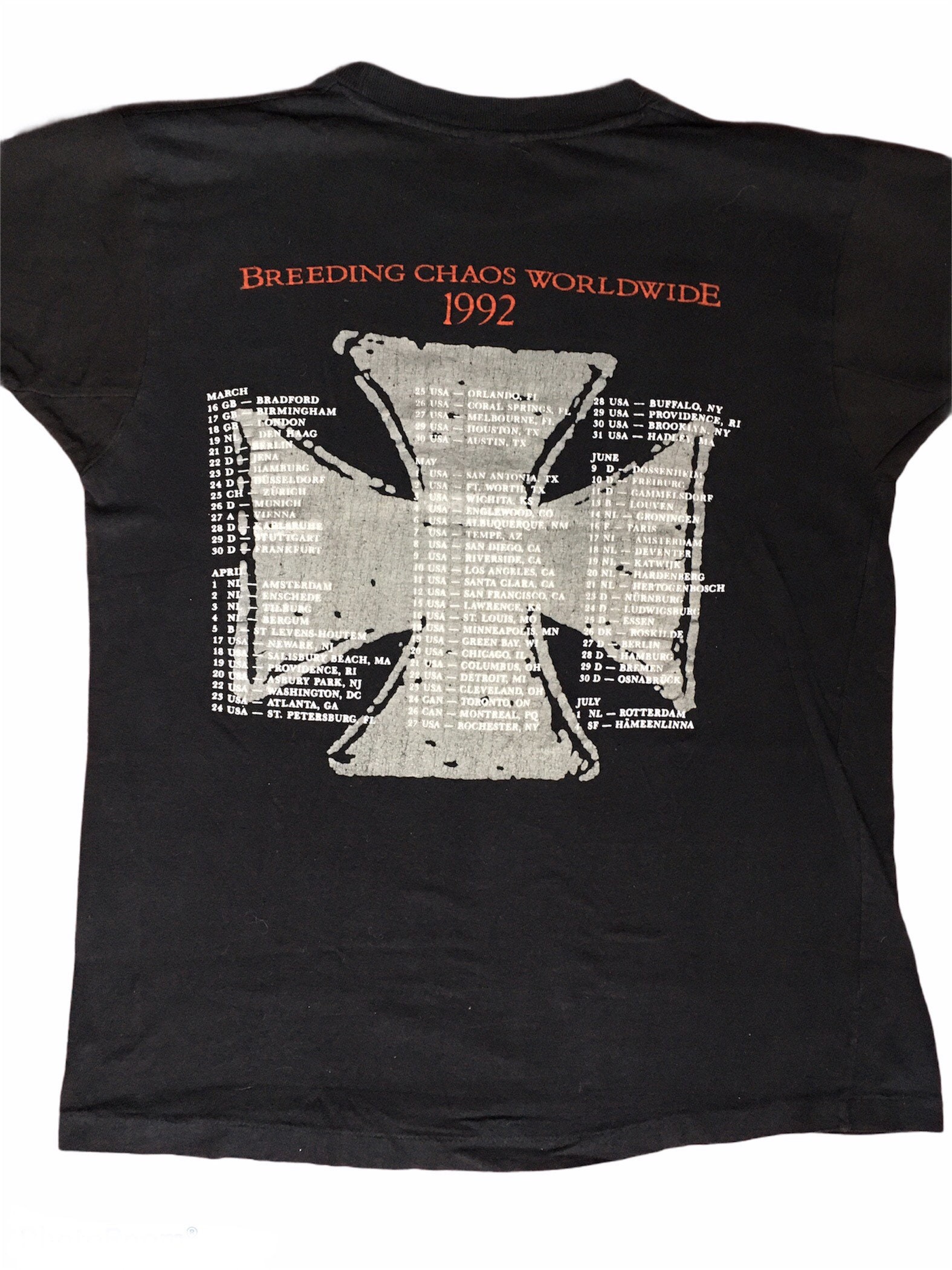 Vintage Shirt Entombed Tour 90s | Etsy