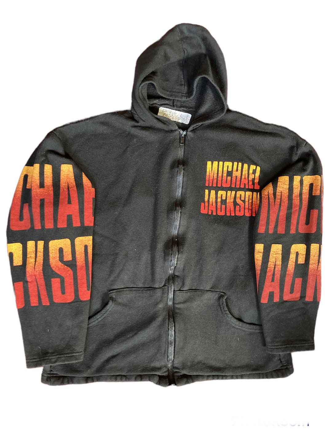 Vintage 90s Michael Jackson Zip Hoodie - Etsy