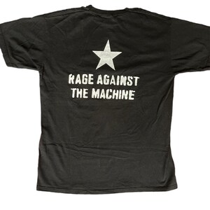 Vintage RATM Rage Contre La Machine Chemise Star Du Début Des Années 00 ...