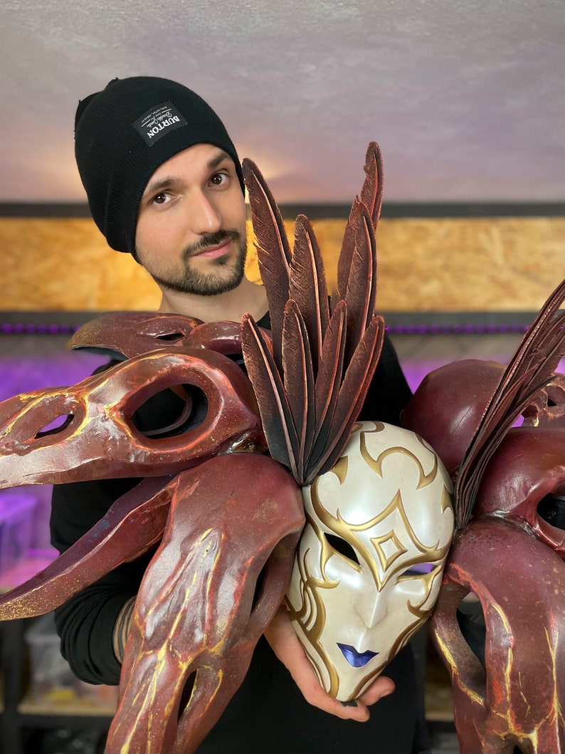 Matron of Ravens Mask STL 3D Printable File - Etsy Australia