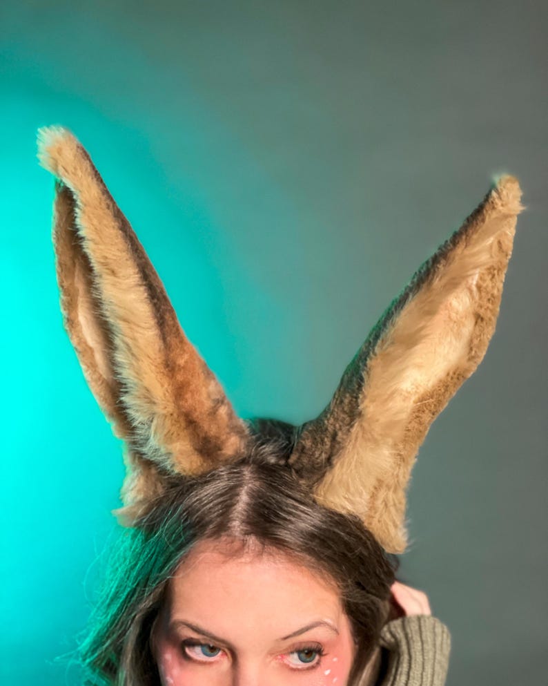 Bunny Furry Ears - PATTERN (tutorial Included) - Etsy