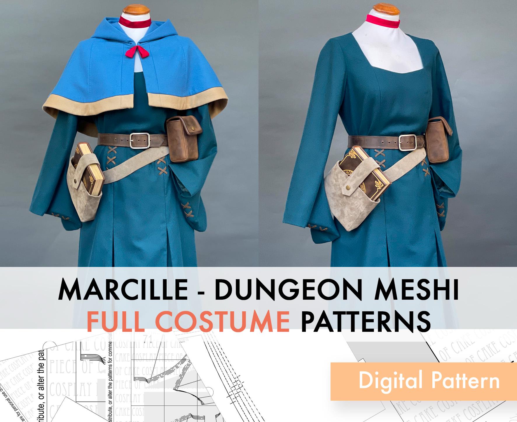 Marcille FULL COSTUME From Dungeon Meshi - PATTERN Cosplay Tailoring ...