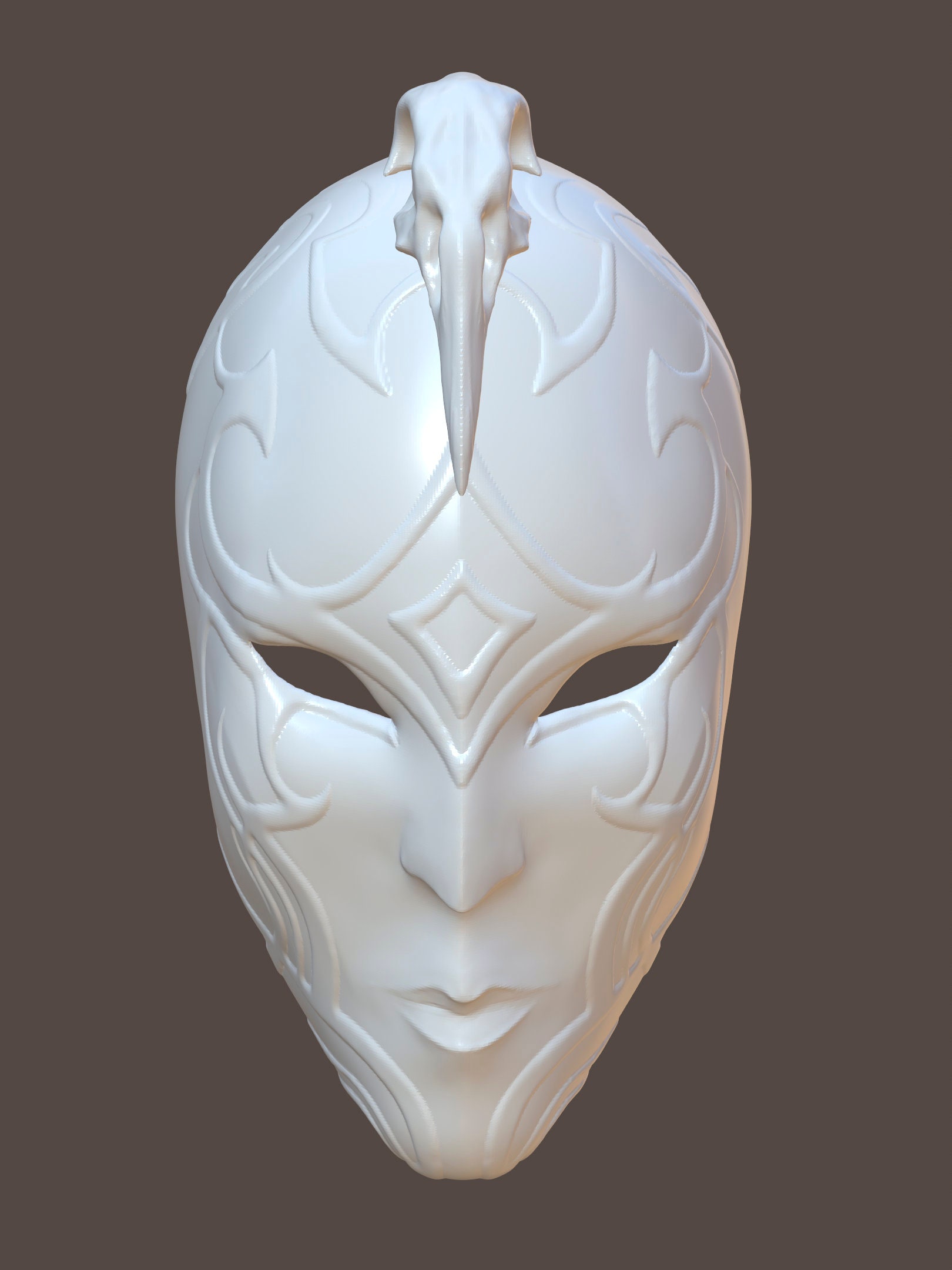 Matron of Ravens Mask - STL 3D Printable File - Etsy