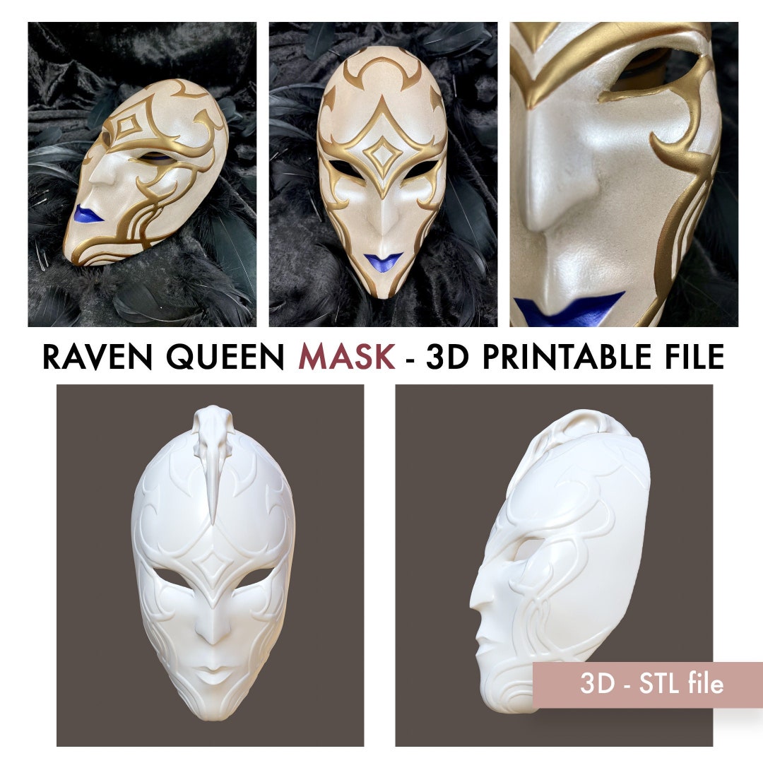 Matron of Ravens Mask - STL 3D Printable File - Etsy