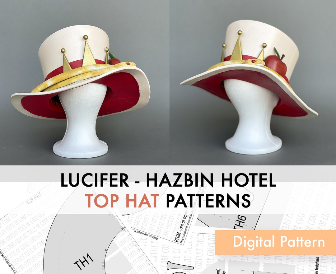 Il Cappello Di Lucifero Dell'hazbin Hotel - PATTERN - Etsy