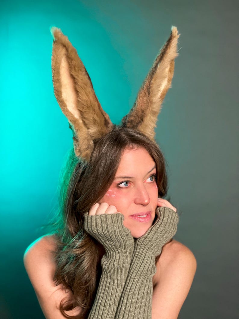 Bunny Furry Ears - PATTERN (tutorial Included) - Etsy