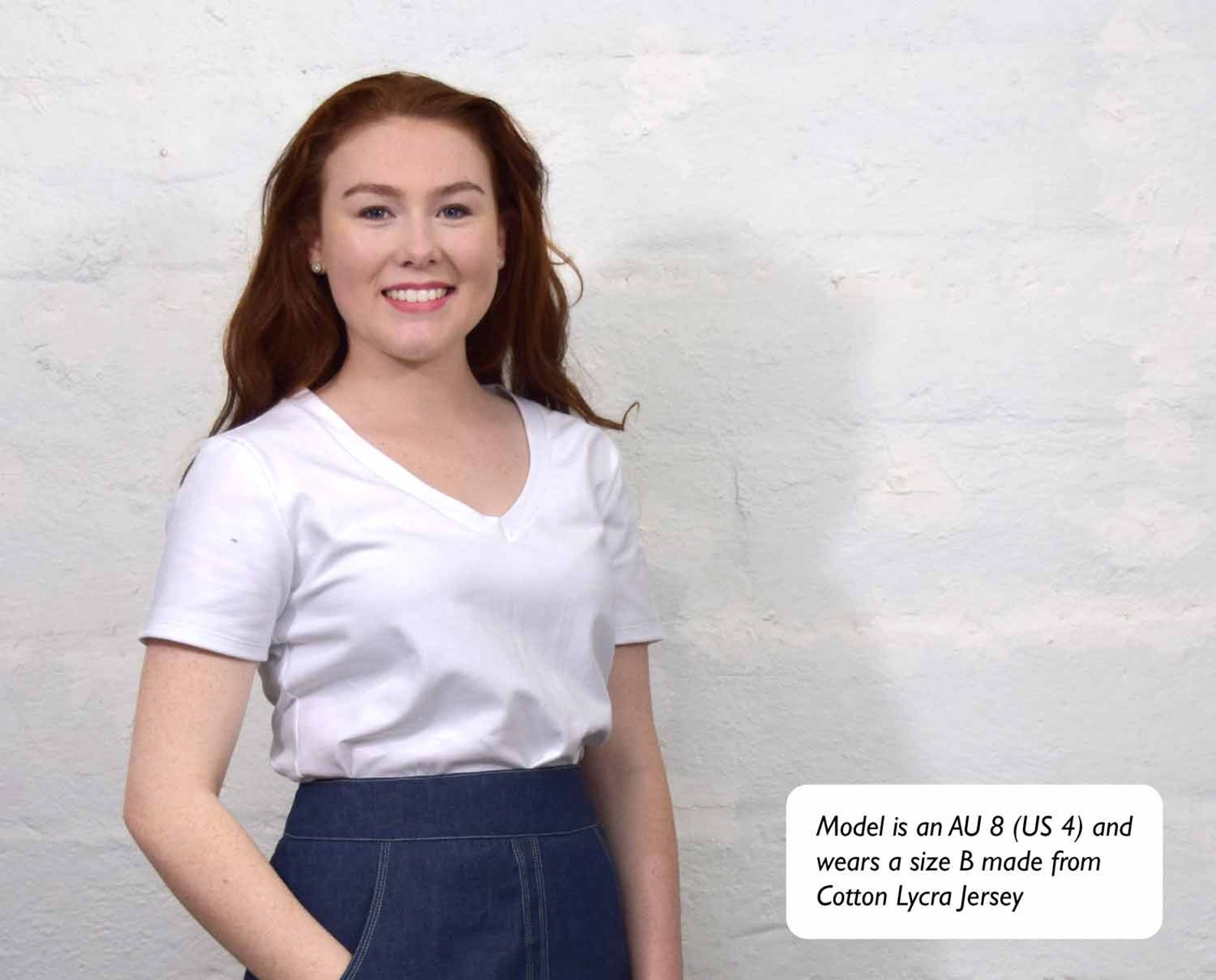 Knit Top Pattern for Deep V Top. Fitted Tshirt (instant Download). - Etsy