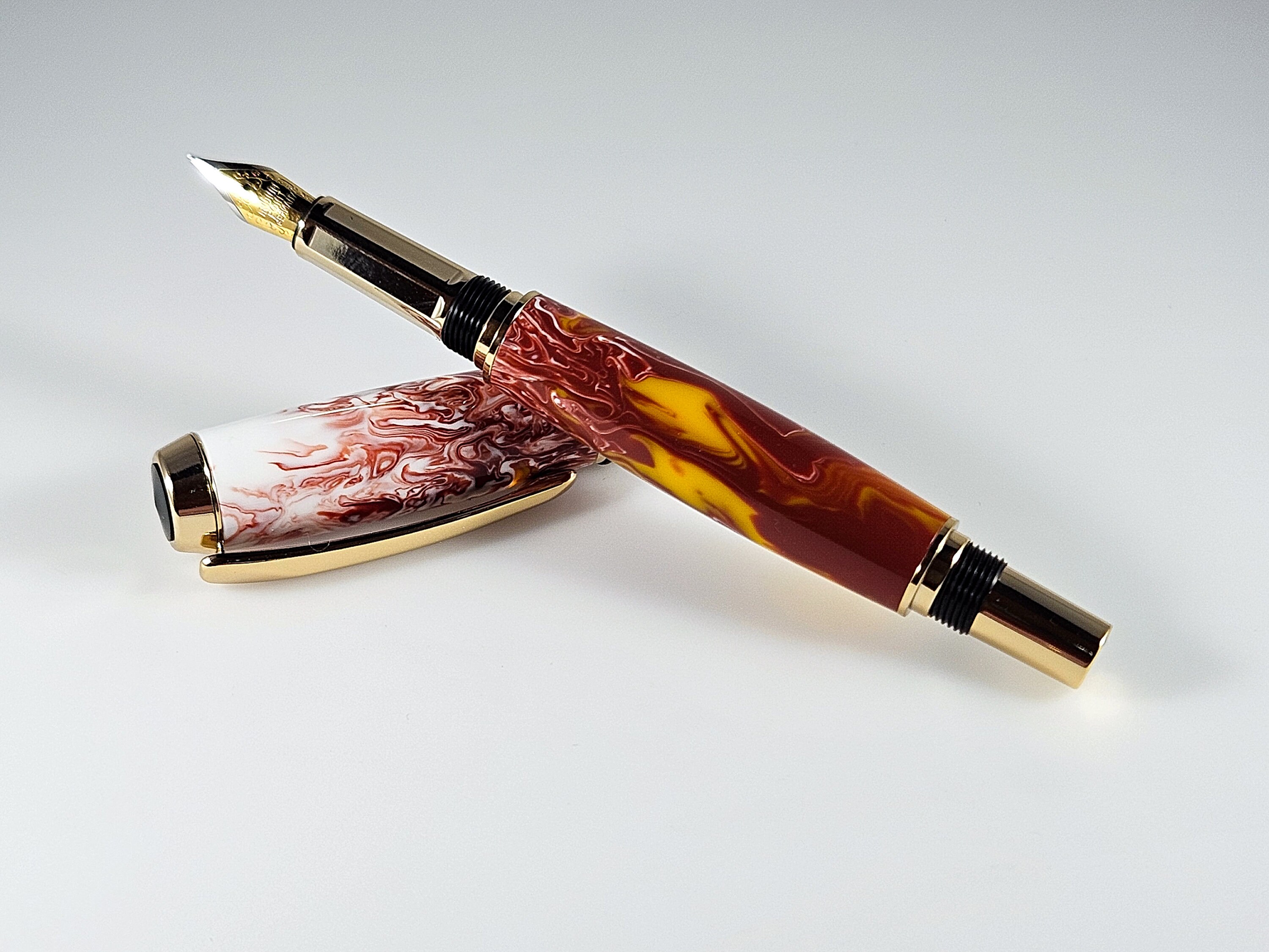 Burgundy and Gold, Washington Football- Tycoon Fountain Pen - Etsy