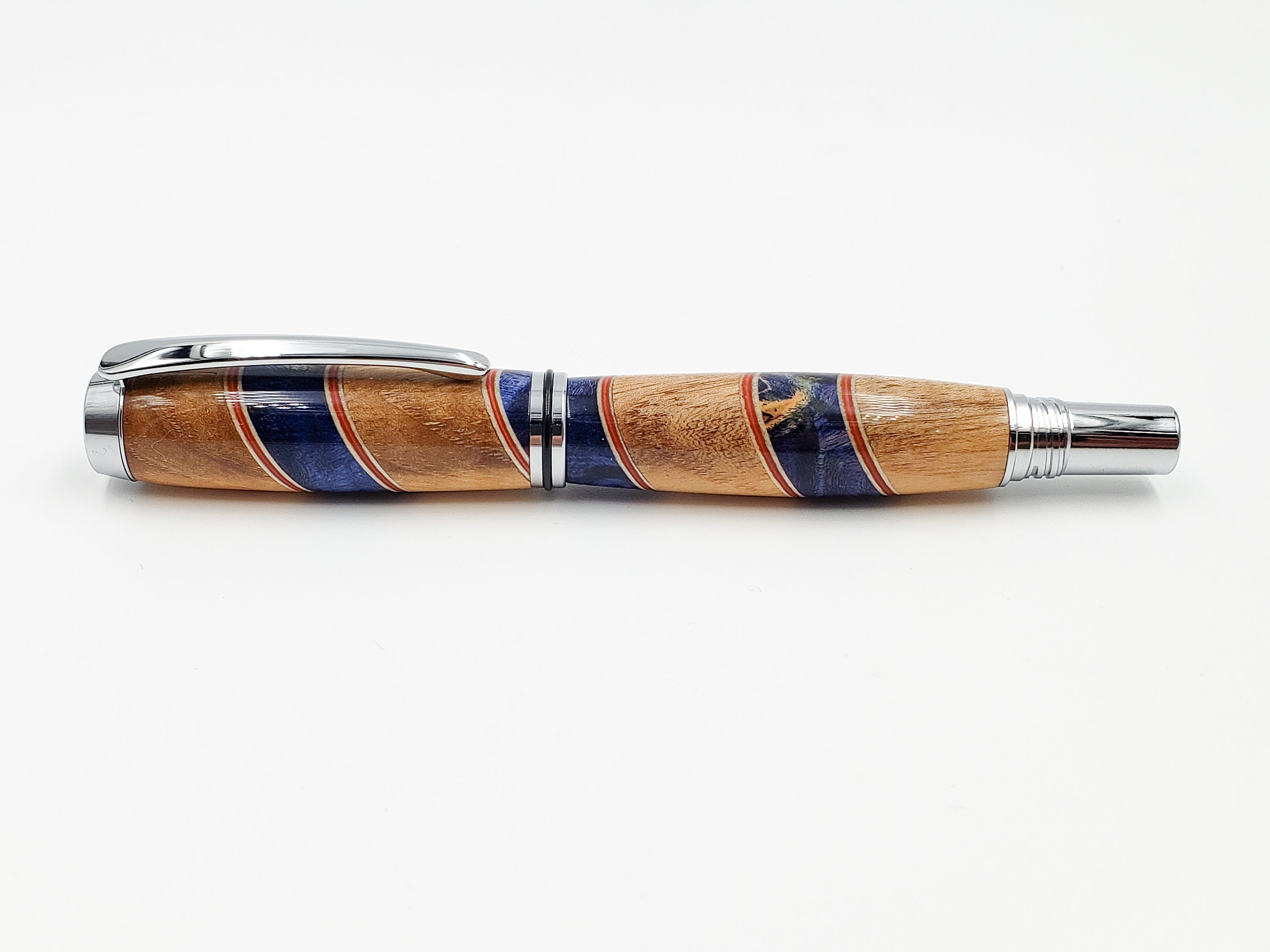 Segmented Curly Maple Jr. Gentleman's II Series Roller Ball Pen - Etsy