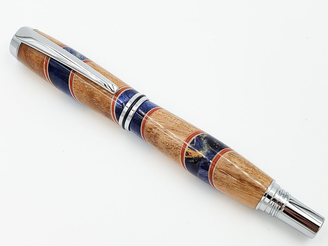 Segmented Curly Maple - Jr. Gentleman's II Series Roller Ball Pen - Etsy