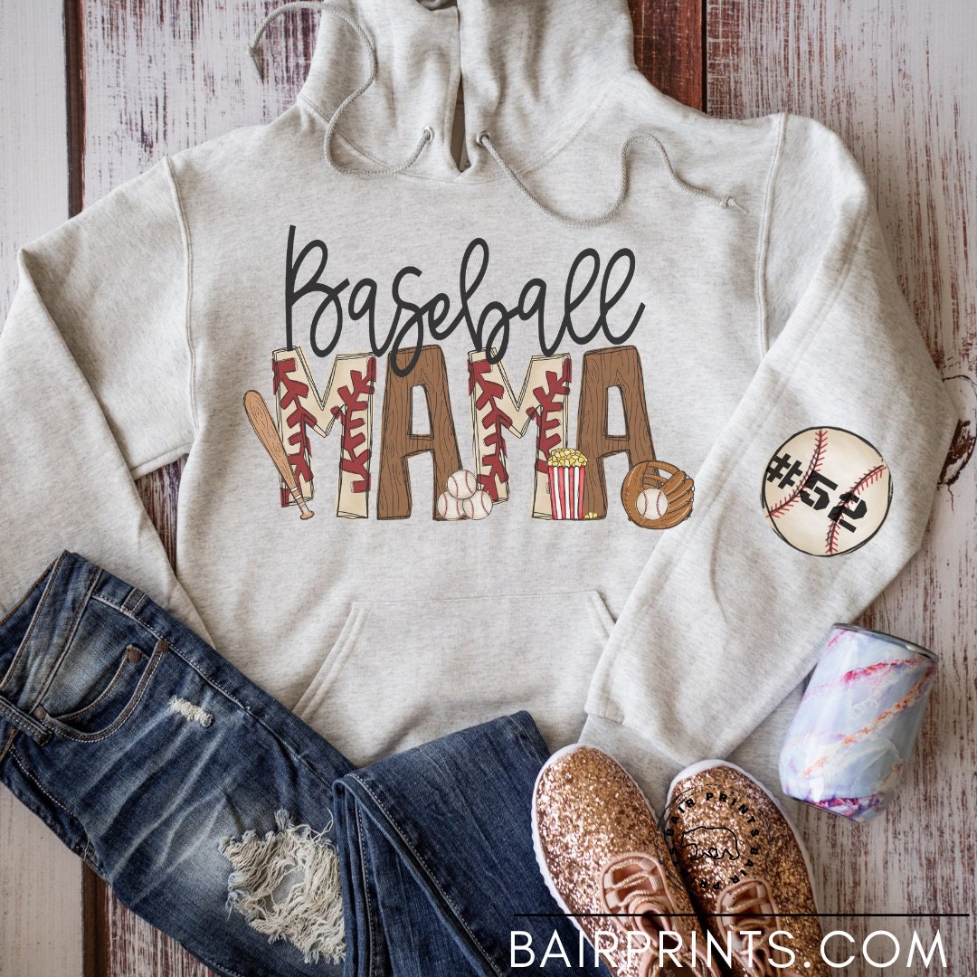 Baseball Mama Shirt. Custom Baseball Mom Shirt. Personalized Baseball ...