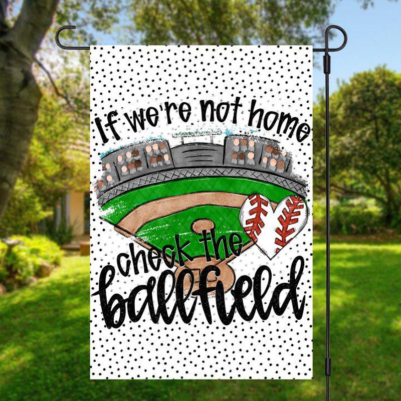 Baseball Garden Flag - Etsy