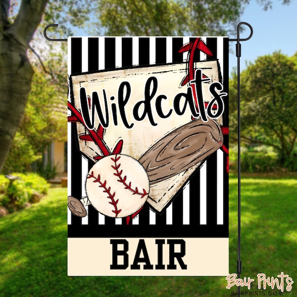 Baseball Garden Flag - Etsy