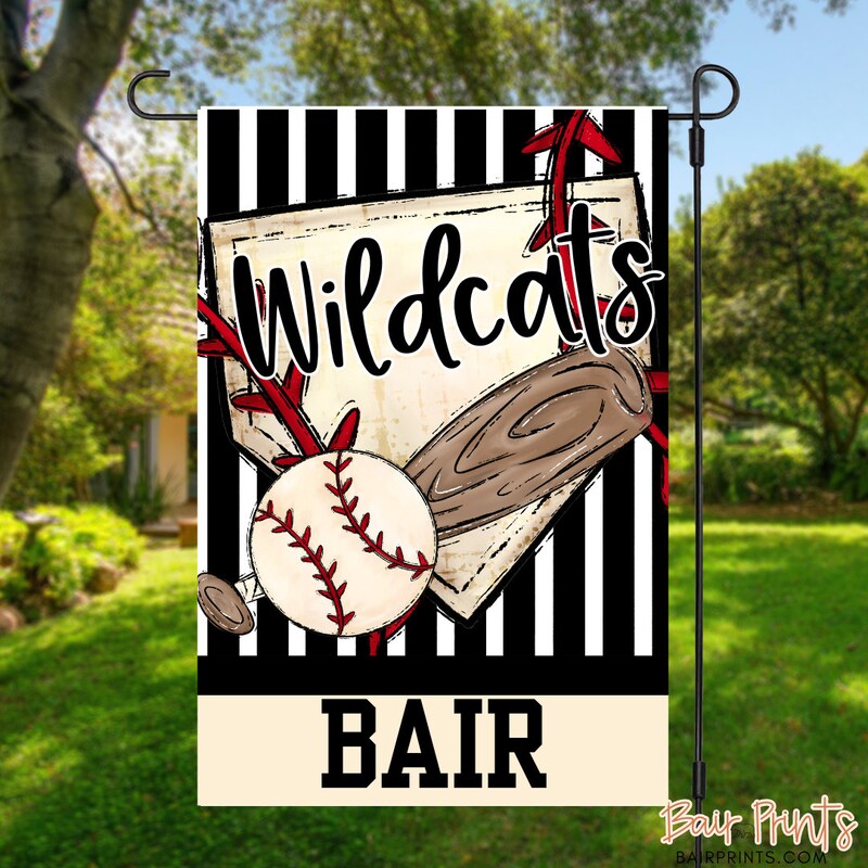 Baseball Garden Flag - Etsy