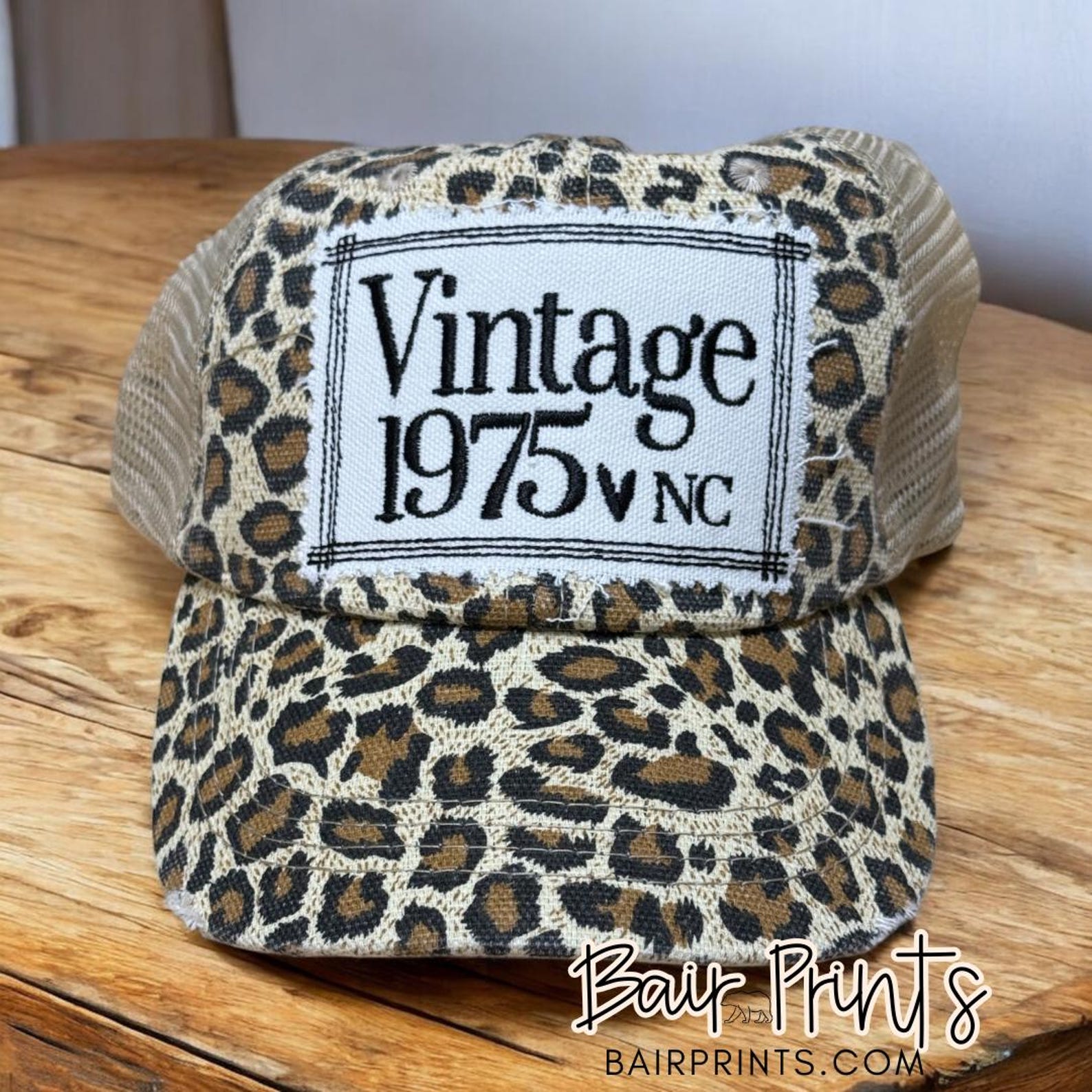 Vintage 1975 Hat. Custom Birth Year and State Hat. Vintage Birth Year ...