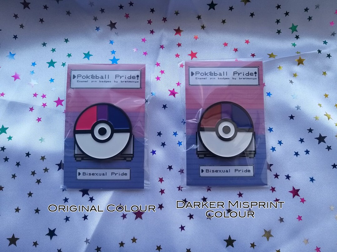 Pokeball Pride Flag Pin Seconds - Etsy