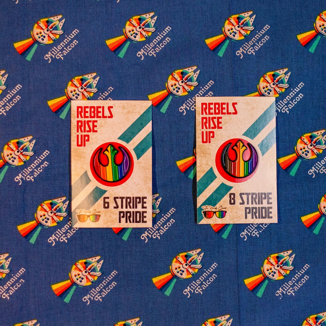 Star Wars Rebel Alliance Inspired Pride Pins! | Star Wars-inspired ...