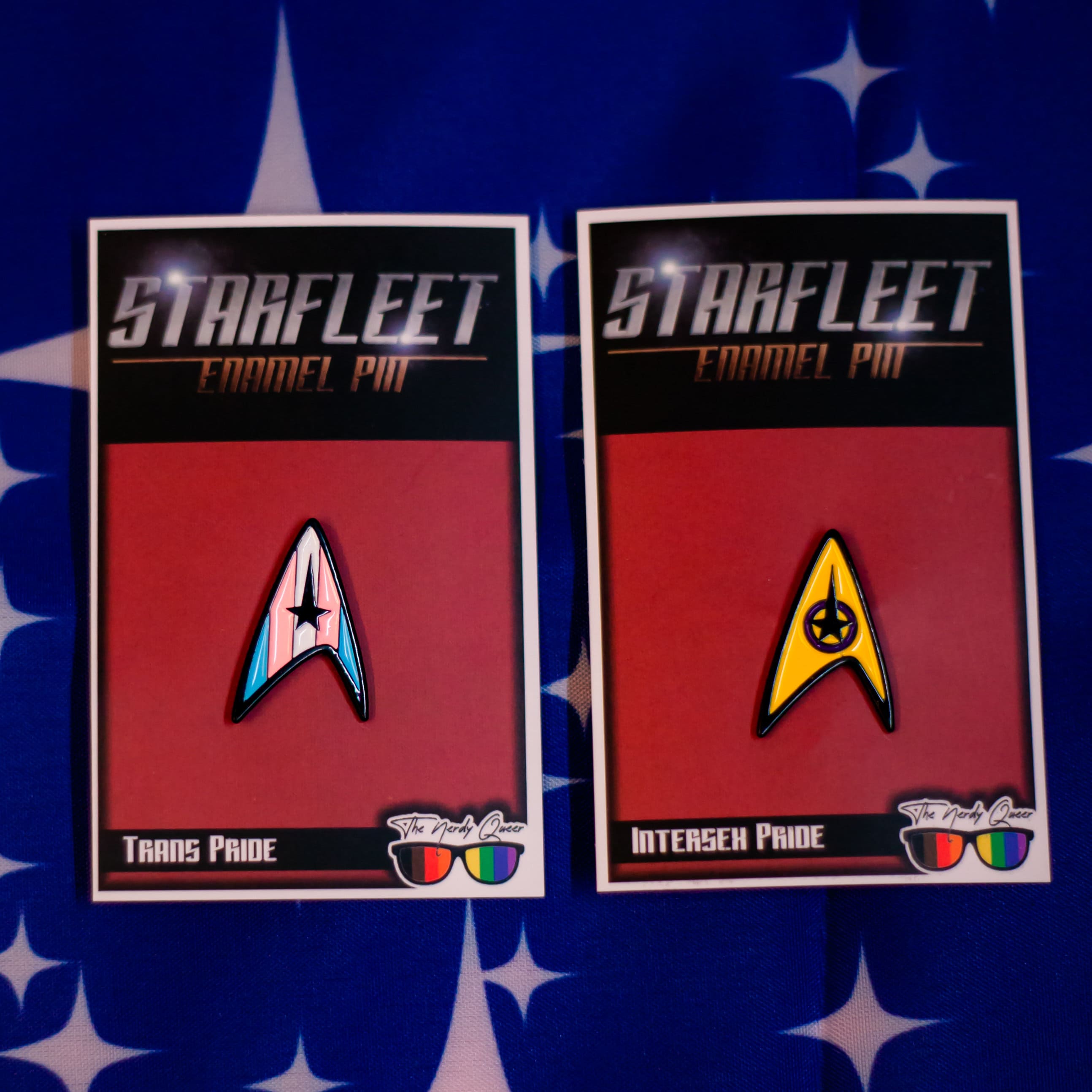 Starfleet Insignia Pride Flag Pins - Etsy UK