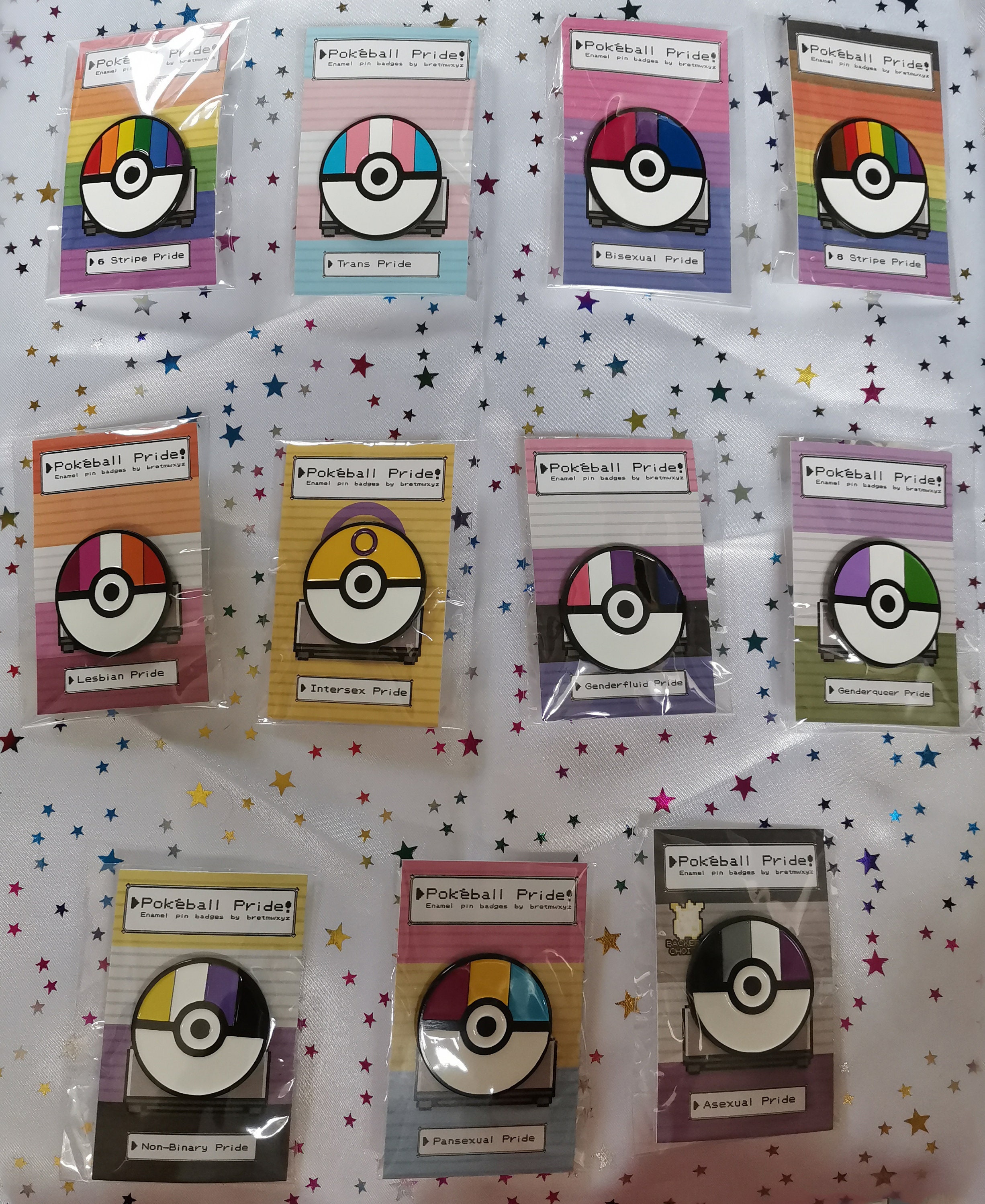 Pokeball Pride Flag Pin | Etsy Canada