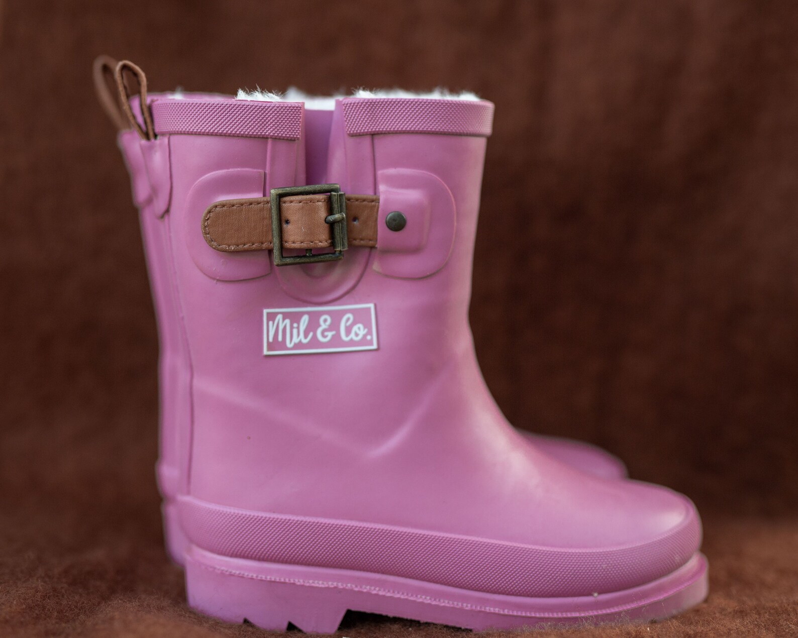 SCOUT Natural Rubber Dusty Rose Gumboots - Fully Lined! Ready to Post ...