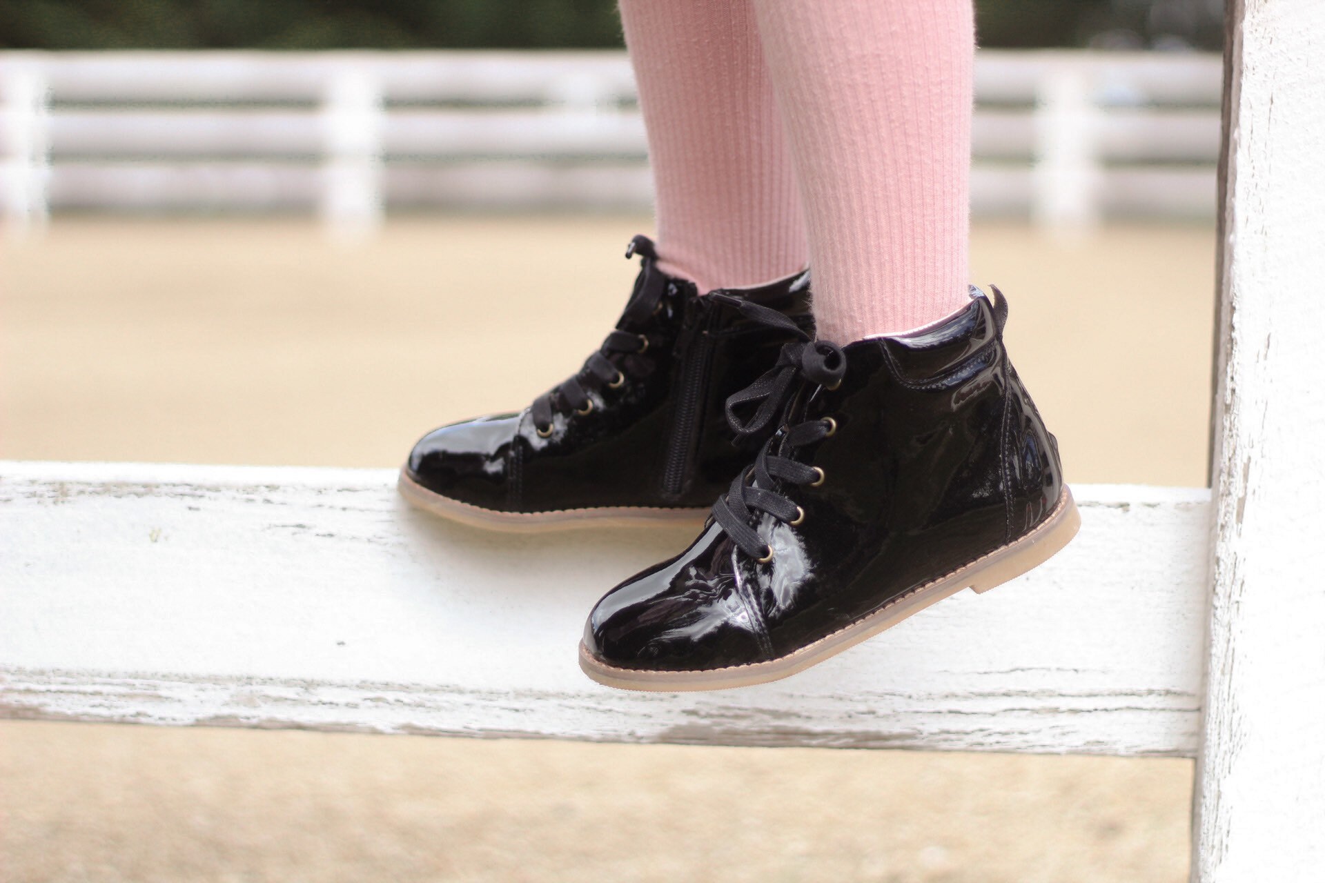 NEW! ISLA Black Patent Leather Boots - up to Youth Size 2! - Etsy
