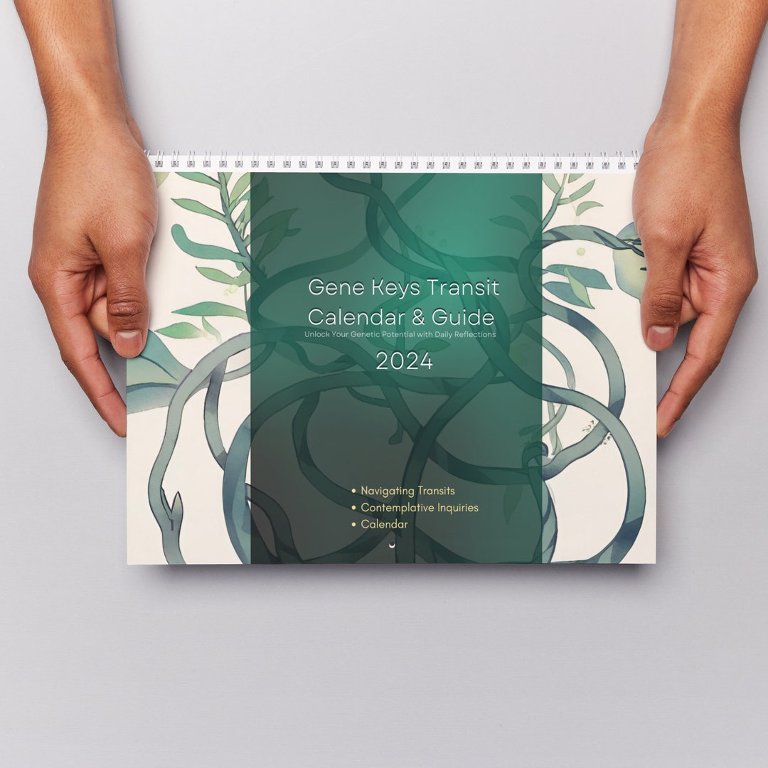 Gene Keys Transit Calendar for 2024 PDF for Print - Etsy