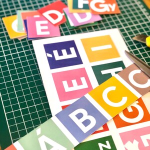 Romanian Alphabet Letters Printable for Kids ABC Flashcards Educational ...