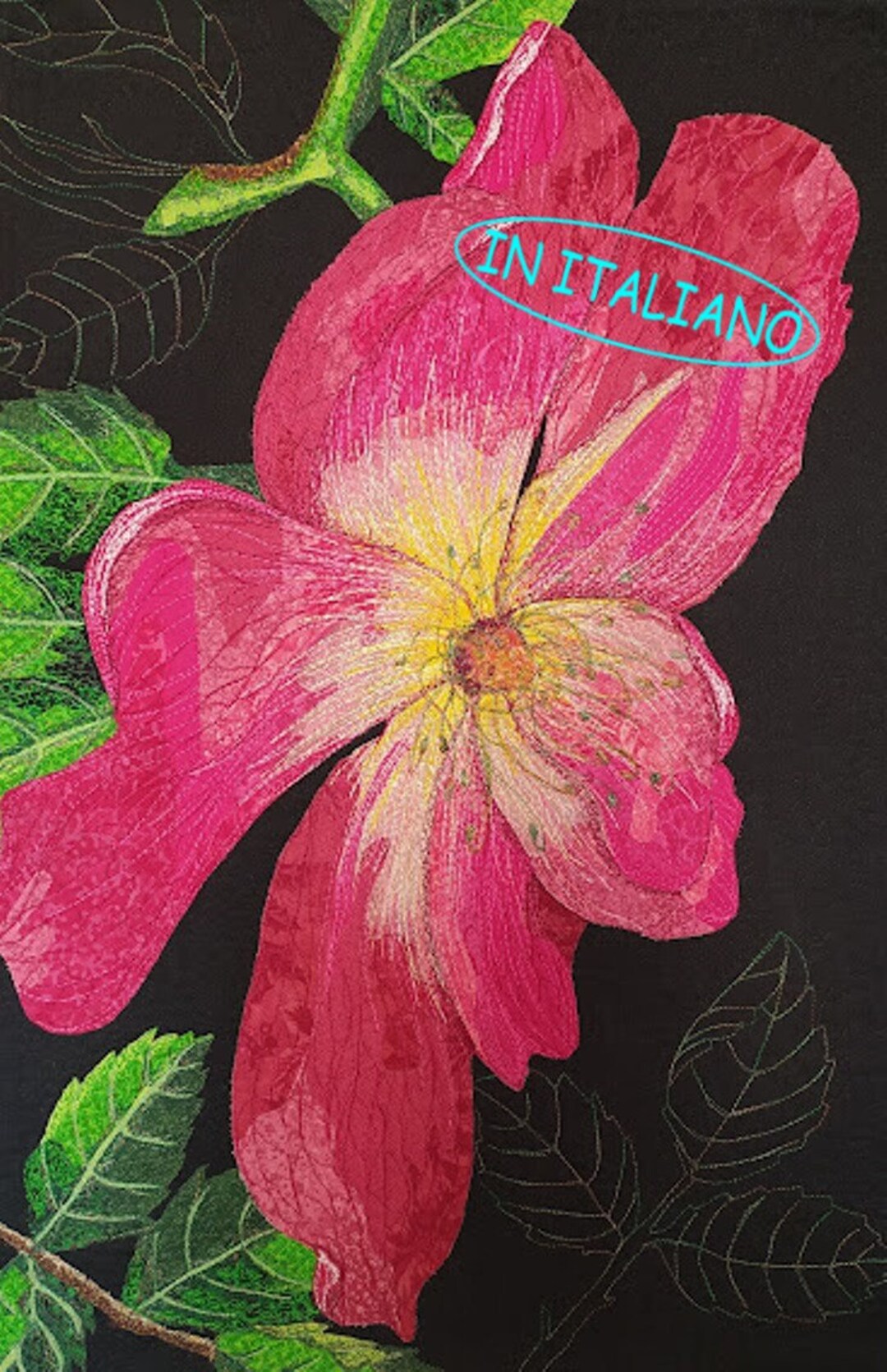 PDF Art Quilt Pattern "alpine Rose" - Etsy