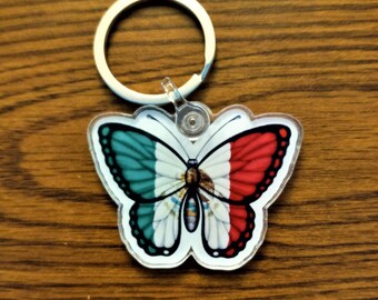 Mexican Flag Keychain | Etsy