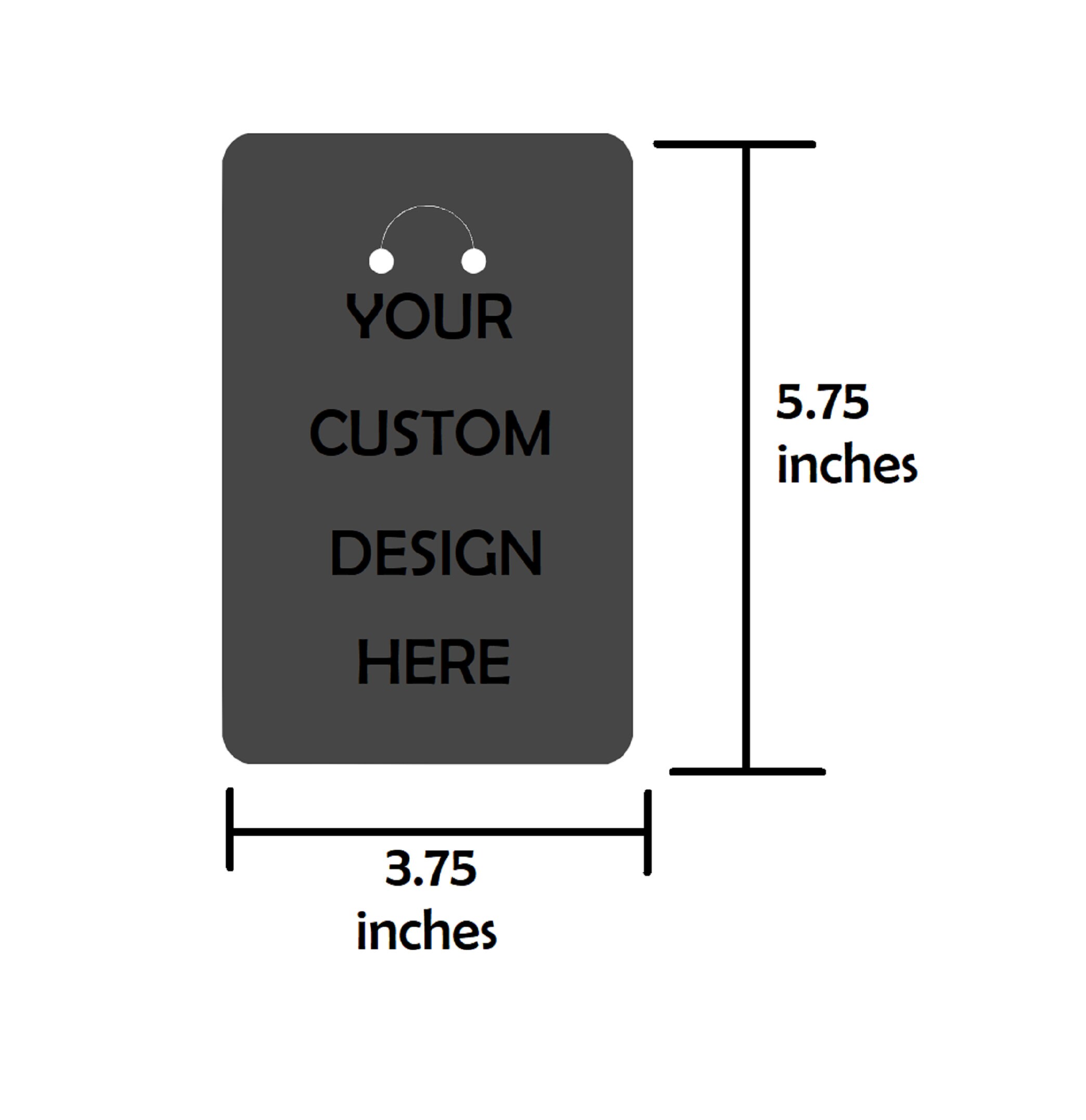 Custom Keychain Backing Cards Business Logo Design | Etsy