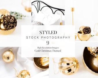 Black & Gold Office Stock Photo Bundle 25 Styled Stock - Etsy