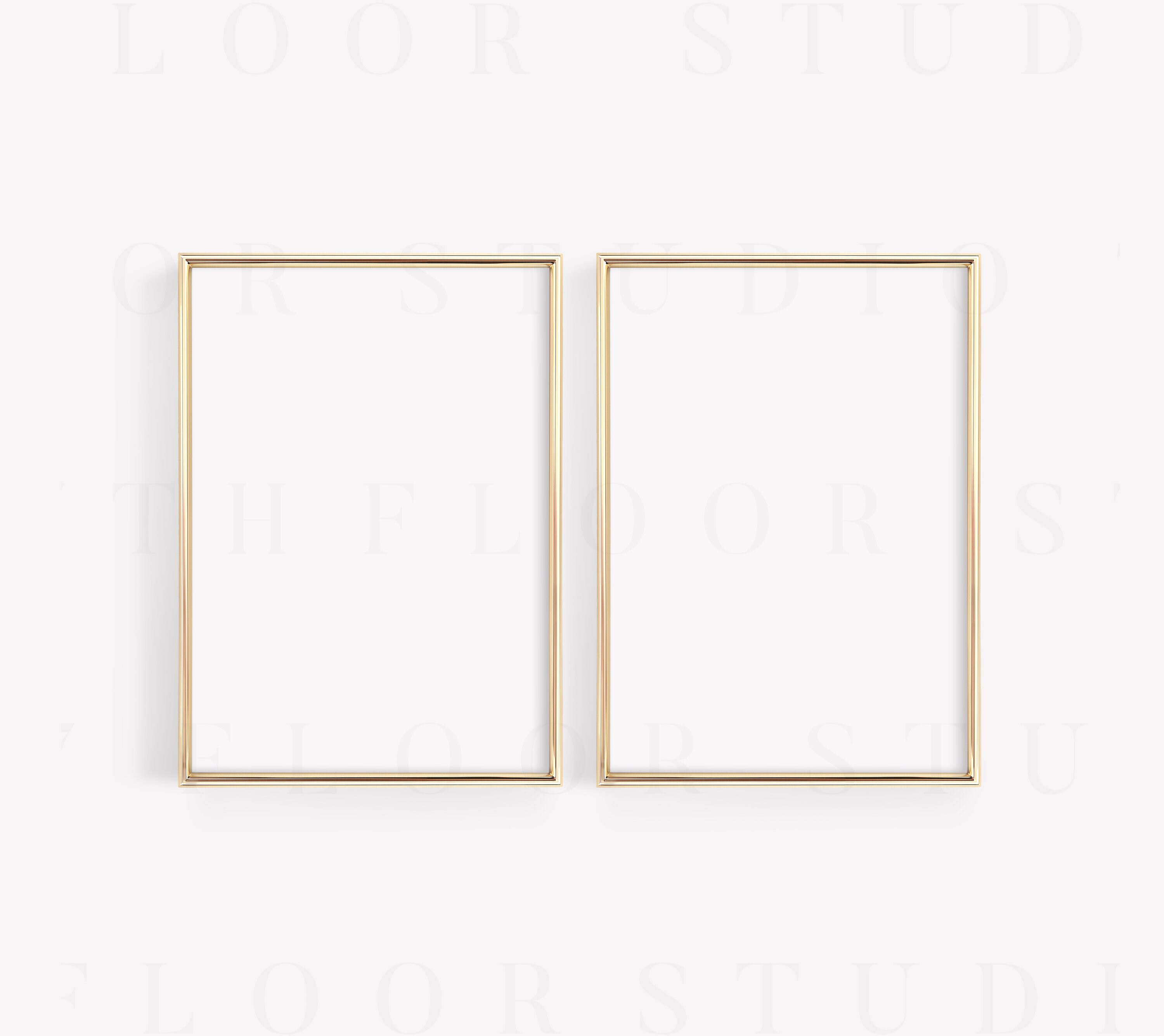 Gold Frame Mockup A4 Frame Mockup For Poster Psd Mockup A4 | Etsy