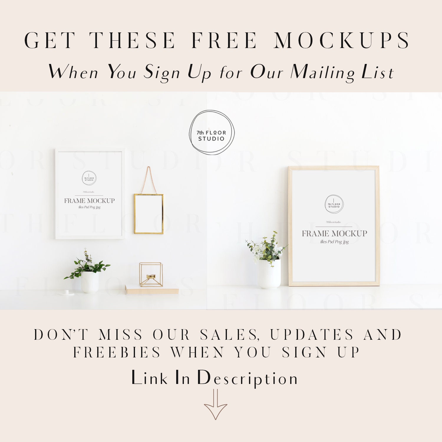 Styled Mockup Photography, Frame Mock Up. Styled Photo, Stock Photo ...