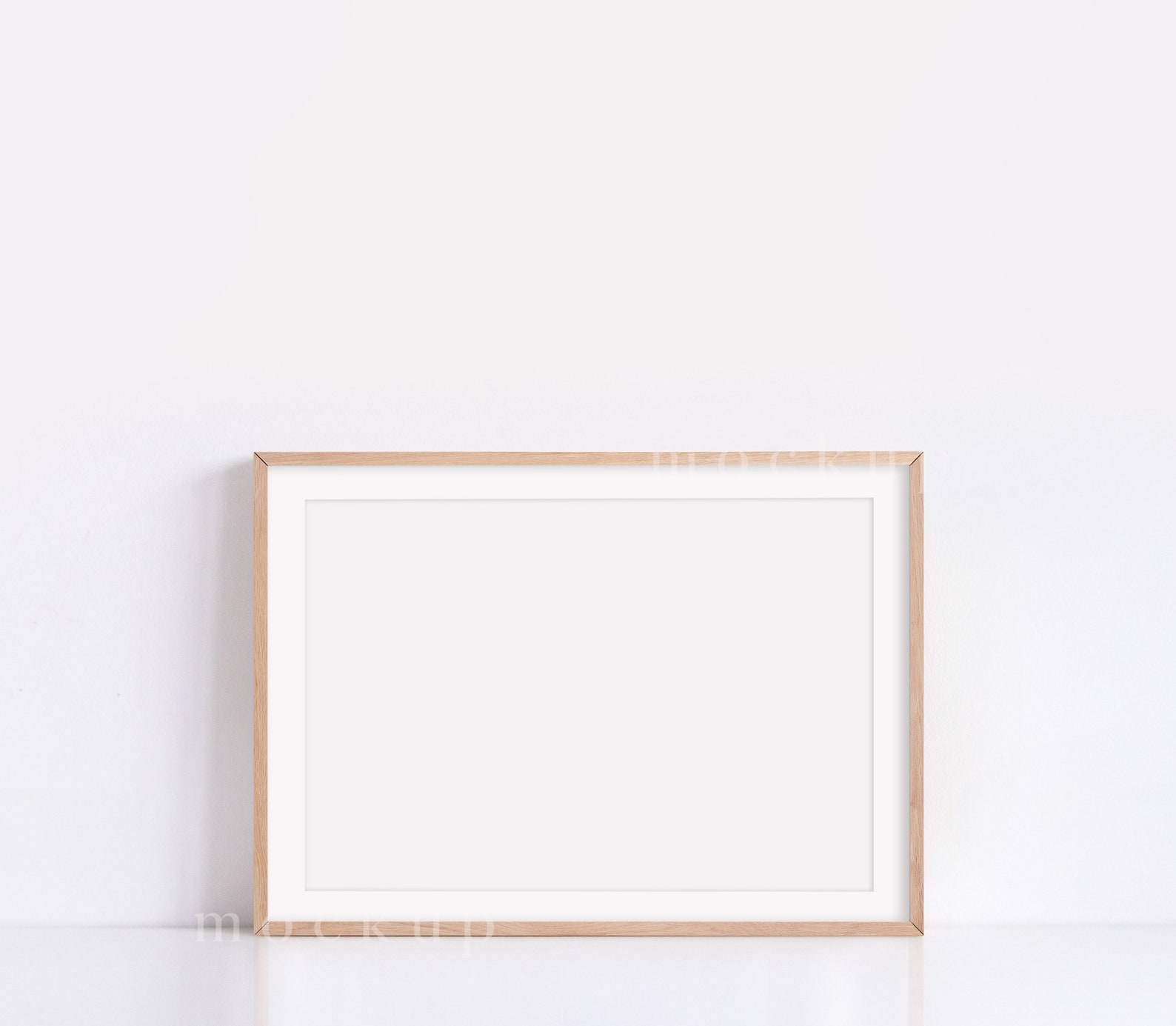 Frame Mockup Horizontal, A4 Frame Mockup, Poster Mockup, Frame Mock Up ...