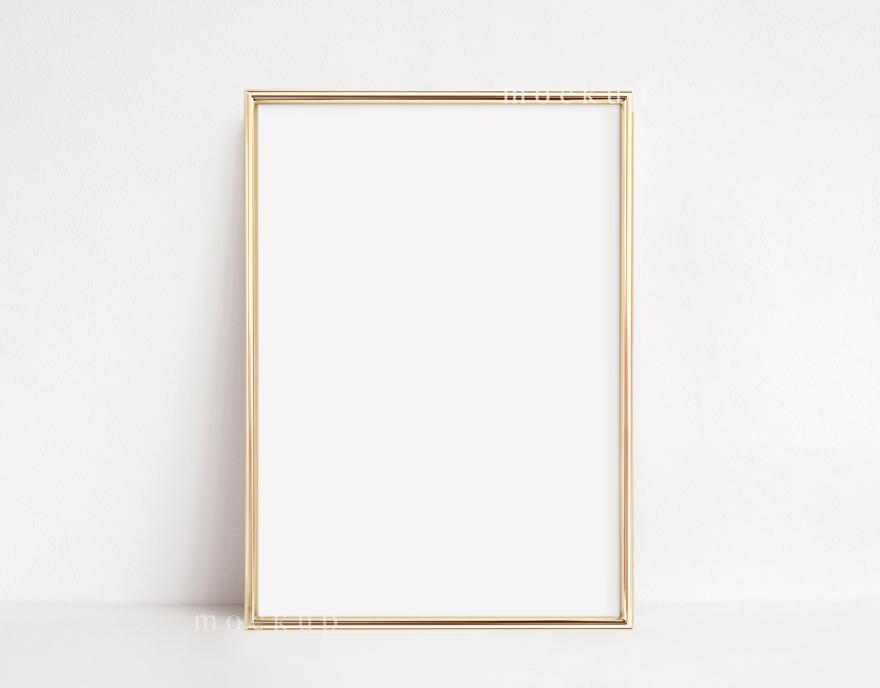 Gold Frame Mockup, A4 Poster Mockup, Psd, Gold Frame Mock Up, Styled ...