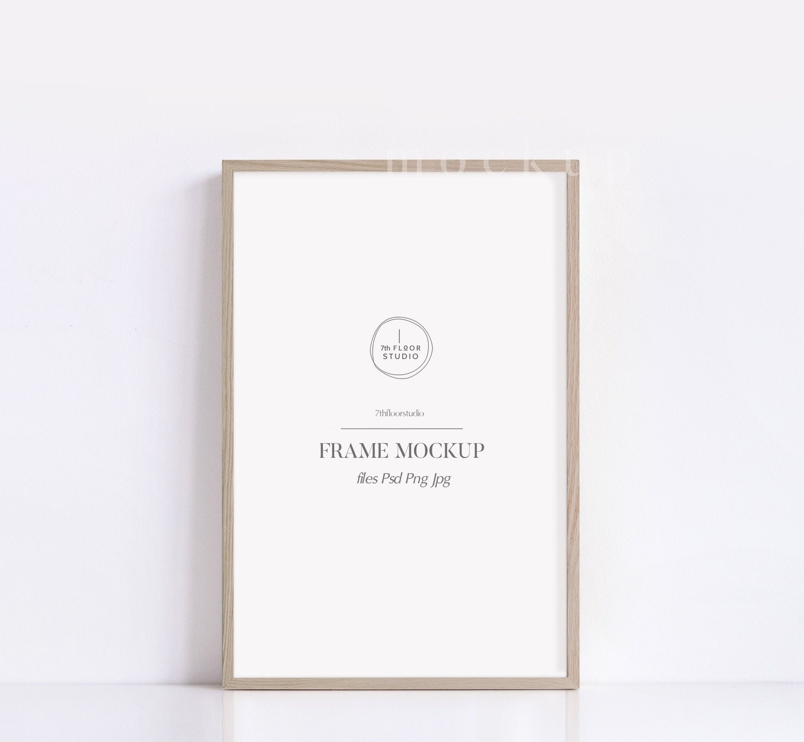 Frame Mockup for Poster Simple Frame Mockup Psd Minimalist | Etsy