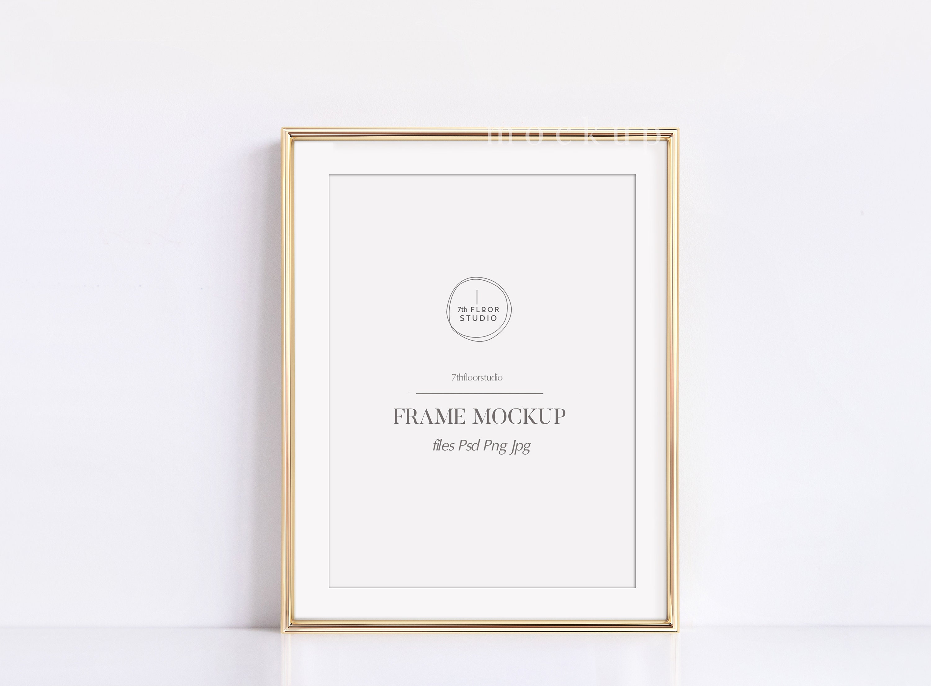 8x10 Gold Frame Mockup, Mockup Frame, Psd Mockups, 8x10 Frame Mockup ...