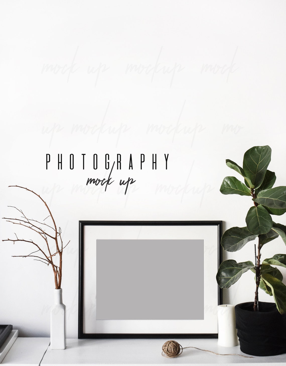 Frame Mockup Horizontal Frame Mockup Digital Mockup | Etsy