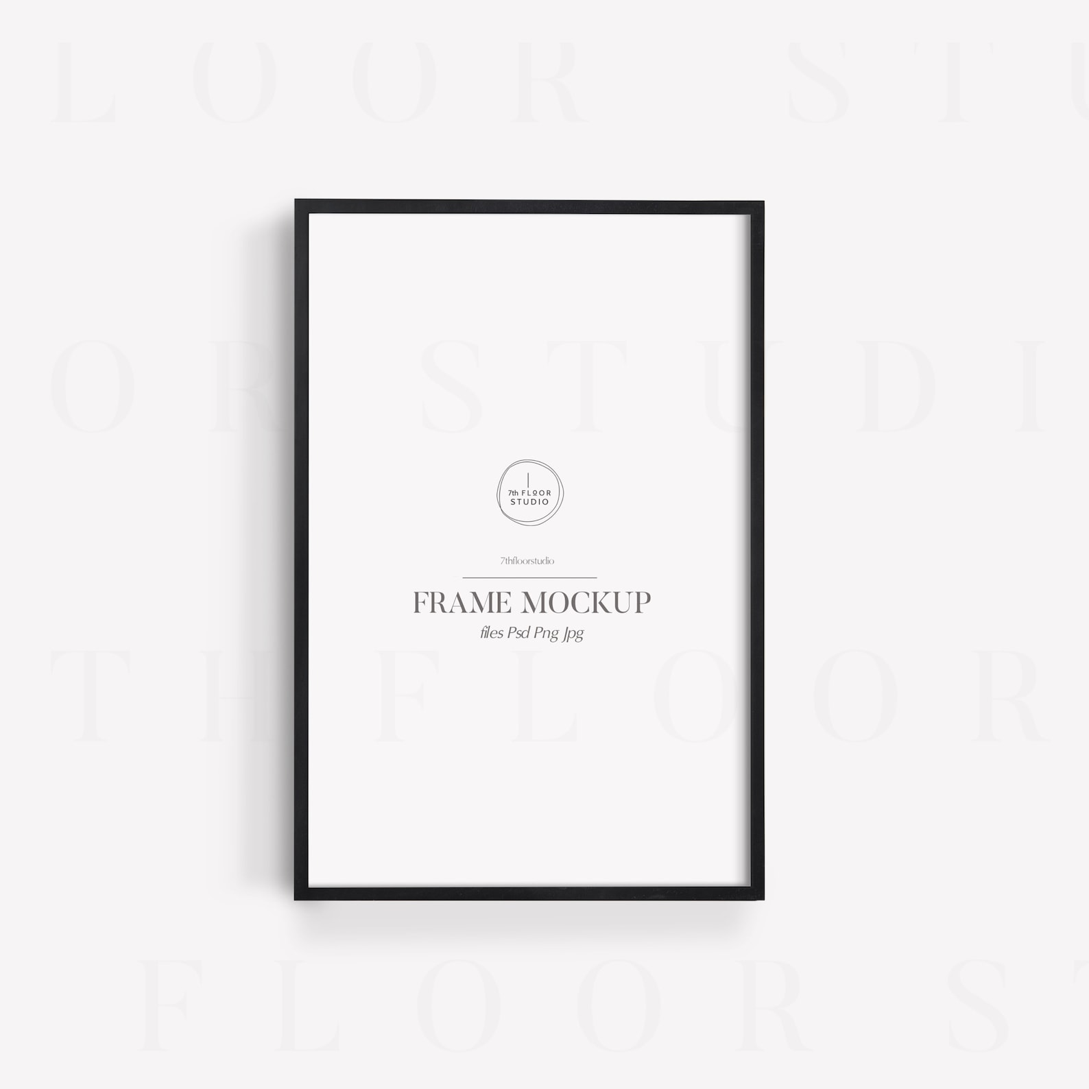 Portrait Frame Mockup Black Frame Mockup Mockup Frame - Etsy