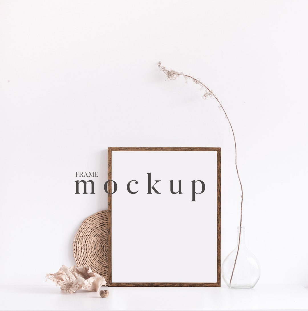 8x10 Frame Mockup, Frame Mock Up, Clean Frame Mockup, Mockups, Poster ...