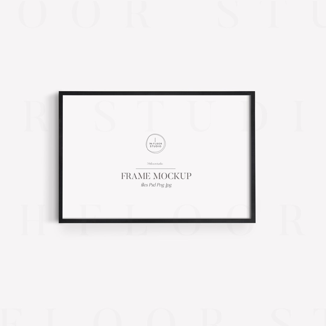 Black Frame Mockup, Mockup Frame, Poster Mockup, Psd Mockup, Frame Mock ...